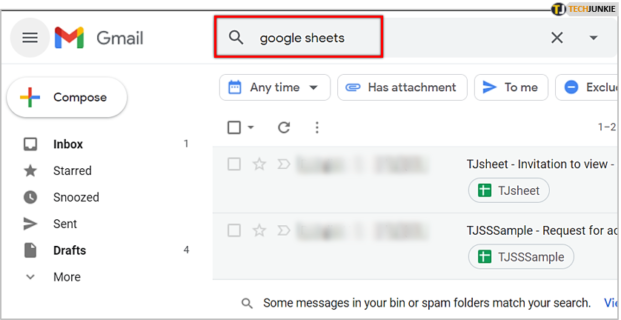 How to Find Google Sheets in Gmail - Tech Junkie
