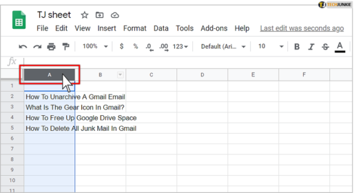 How to Change Cell Size in Google Sheets - Tech Junkie