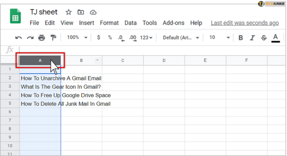 How to Change Cell Size in Google Sheets - Tech Junkie