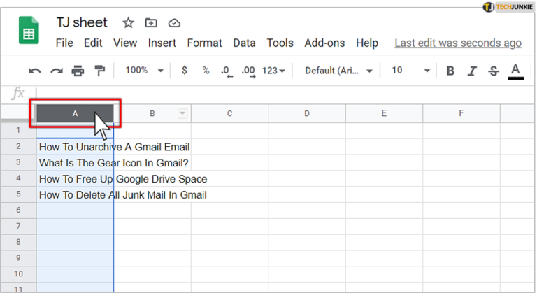 How to Change Cell Size in Google Sheets - Tech Junkie