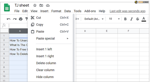 How to Change Cell Size in Google Sheets - Tech Junkie