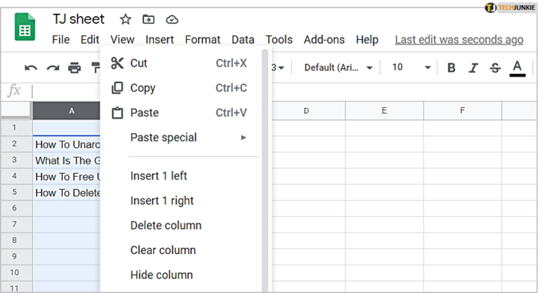 How to Change Cell Size in Google Sheets - Tech Junkie