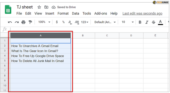 How to Change Cell Size in Google Sheets - Tech Junkie