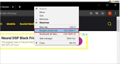 How To Reopen Accidentally Closed Tabs In Google Chrome - Tech Junkie