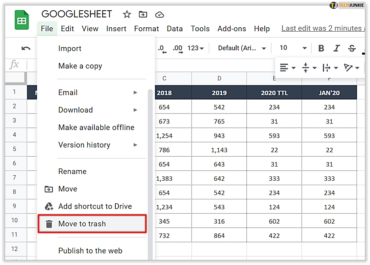 How to Remove Google Sheets from Google Drive - Tech Junkie