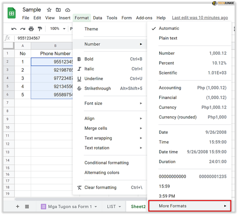 How to Prevent Google Sheets from Deleting Leading Zeros - Tech Junkie