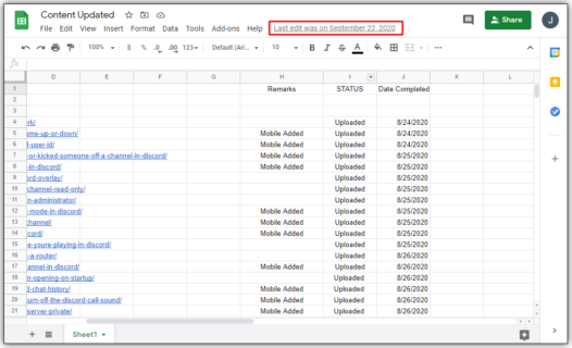 How to Check Edit History in Google Sheets - Tech Junkie