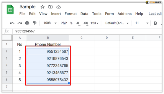 How to Prevent Google Sheets from Deleting Leading Zeros - Tech Junkie