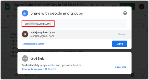How to Switch from View Only to Edit Mode in Google Sheets - Tech Junkie