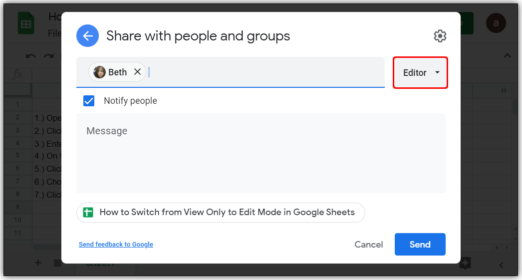 How to Switch from View Only to Edit Mode in Google Sheets - Tech Junkie
