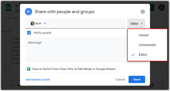 How to Switch from View Only to Edit Mode in Google Sheets - Tech Junkie