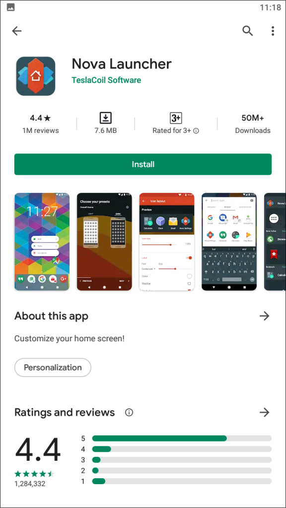 The Five Best Android Launchers [January 2021] - Tech Junkie