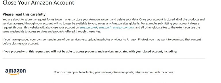 How to Delete Your Amazon Account - Tech Junkie
