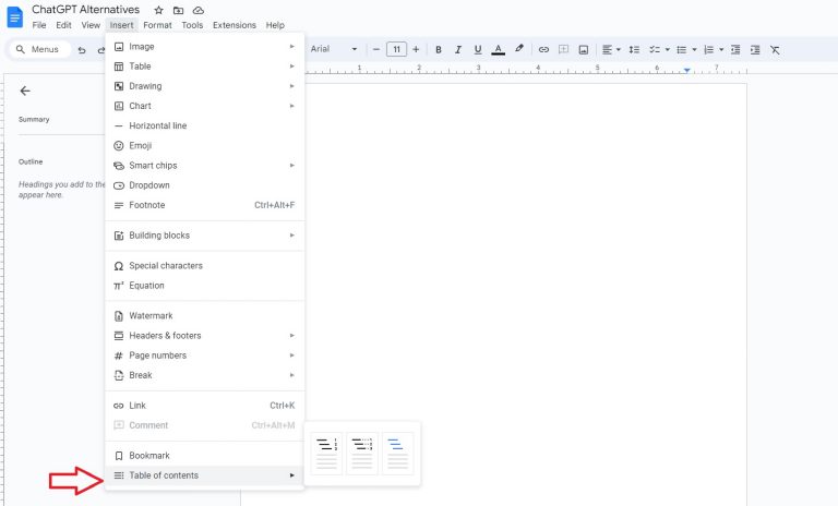 How to Insert Table of Contents in Google Docs - Tech Junkie