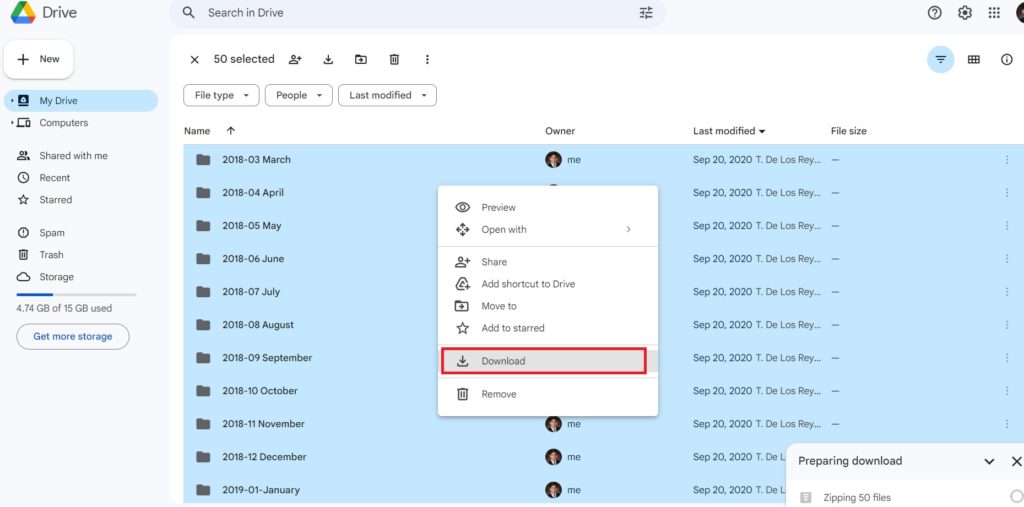 How to Download All Files on Google Drive - Tech Junkie