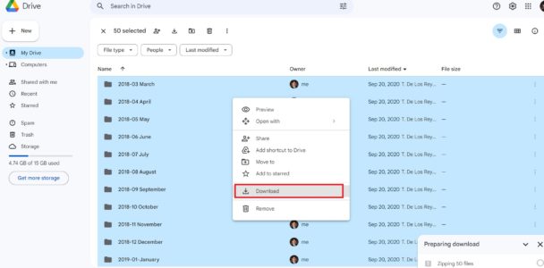 How to Download All Files on Google Drive - Tech Junkie