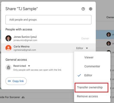 How to Transfer File or Folder Ownership in Google Drive - Tech Junkie