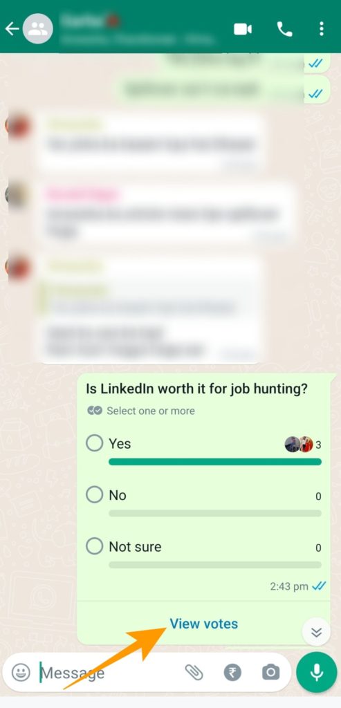How to Create a WhatsApp Poll - Tech Junkie