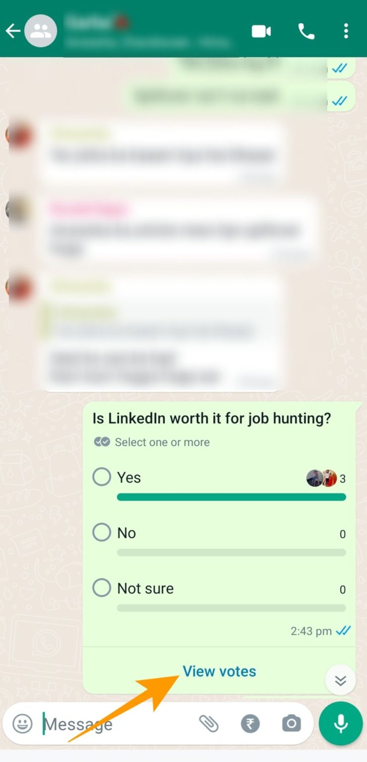 How to Create a WhatsApp Poll - Tech Junkie