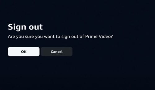 How to Log Out of Amazon Prime Video on TV - Tech Junkie