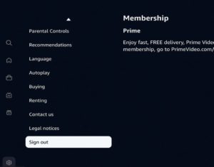 How to Log Out of Amazon Prime Video on TV - Tech Junkie