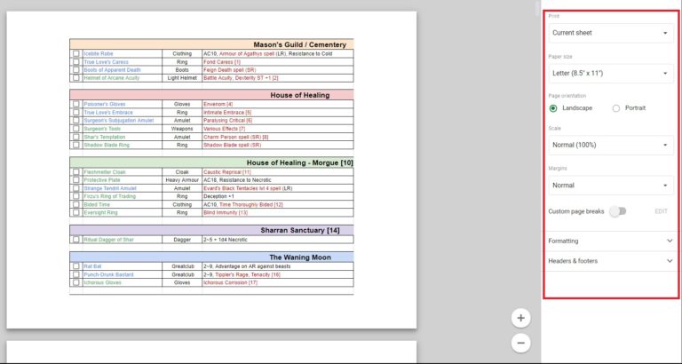 How to Set Print Area in Google Sheets - Tech Junkie