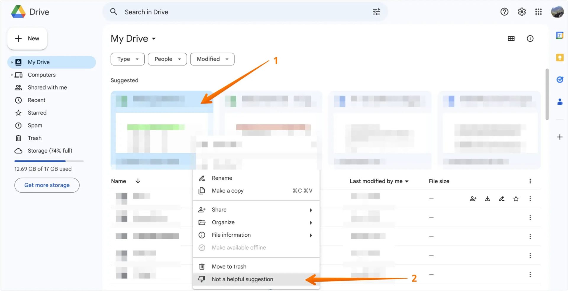 How to Remove Suggested Files and Suggestions on Google Drive - Tech Junkie