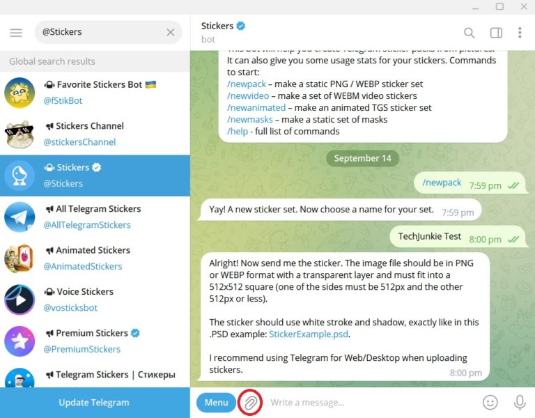 How to Create Custom Telegram Stickers - Tech Junkie