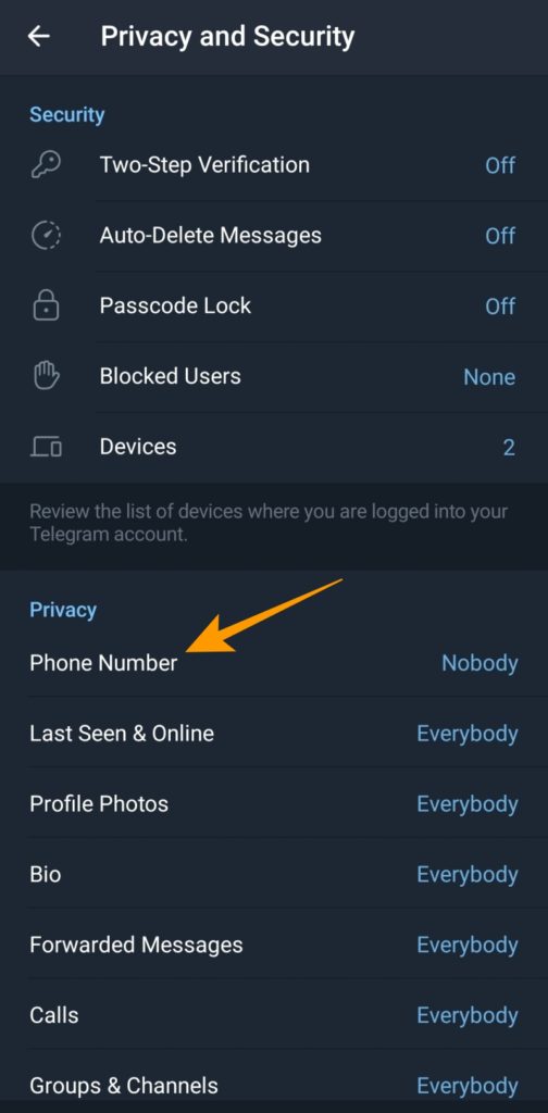 How to Hide Your Phone Number on Telegram - Tech Junkie