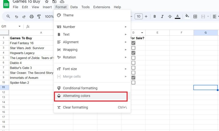 Google Sheets: How to Alternate Row or Column Colors - Tech Junkie