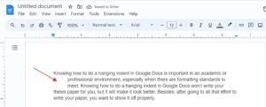 How to Make a Hanging Indent in Google Docs - Tech Junkie
