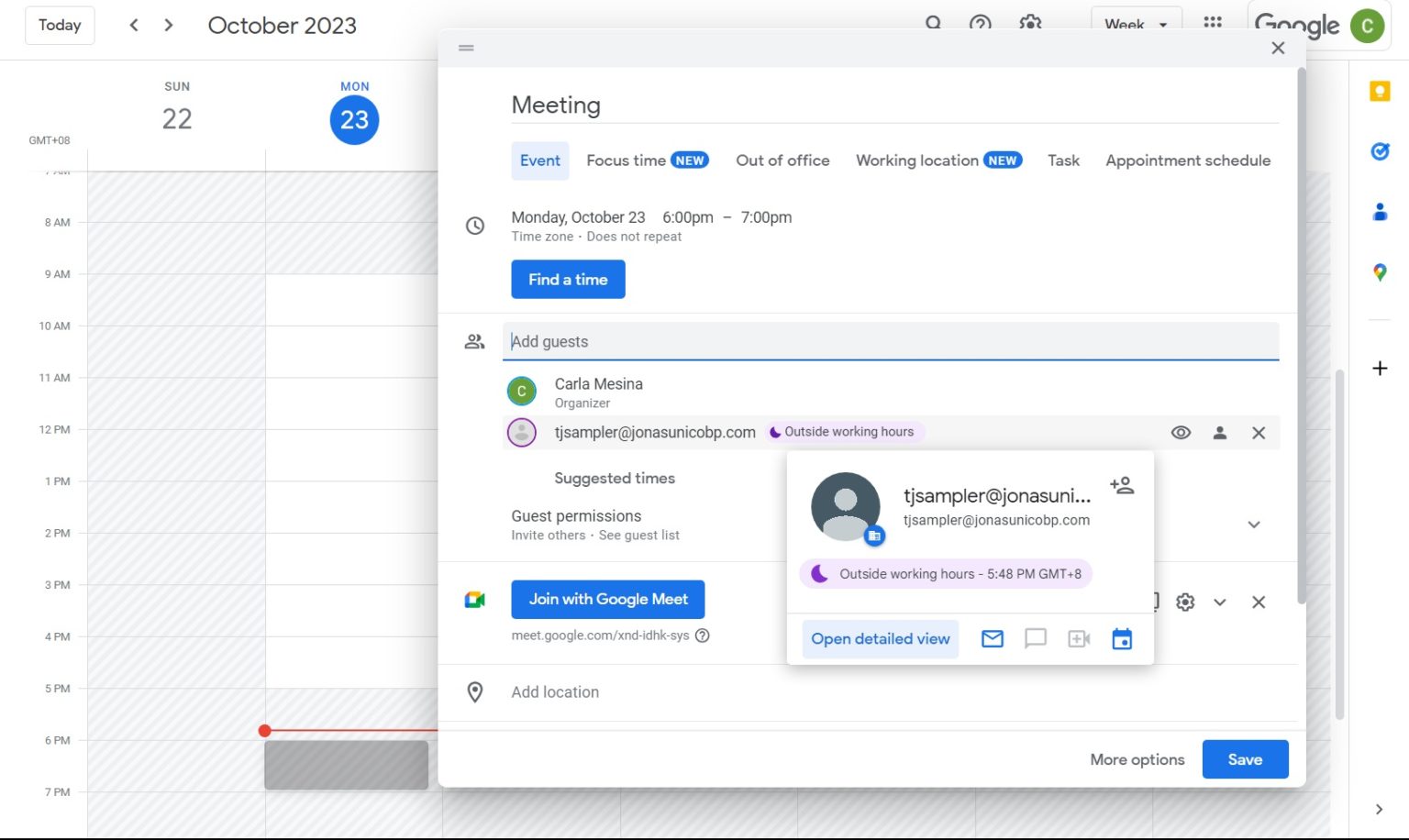 How to Set Working Hours in Google Calendar - Tech Junkie