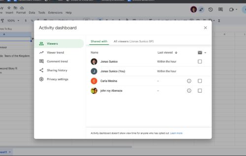How to See Who Viewed Your Google Docs or Google Sheets - Tech Junkie