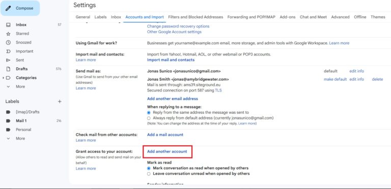 How to Delegate a Gmail Account - Tech Junkie