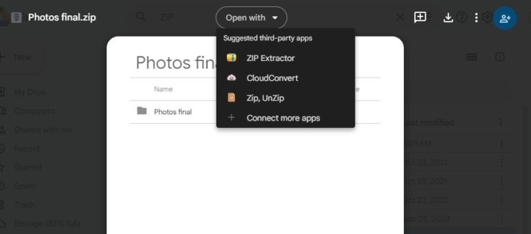 How to ZIP Files in Google Drive - Tech Junkie