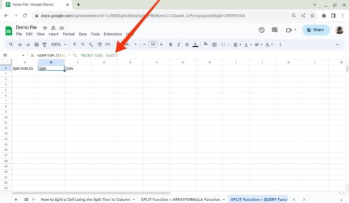 How to Split a Cell in Google Sheets - Tech Junkie