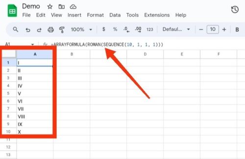 How to Insert Roman Numerals in Google Docs and Sheets - Tech Junkie