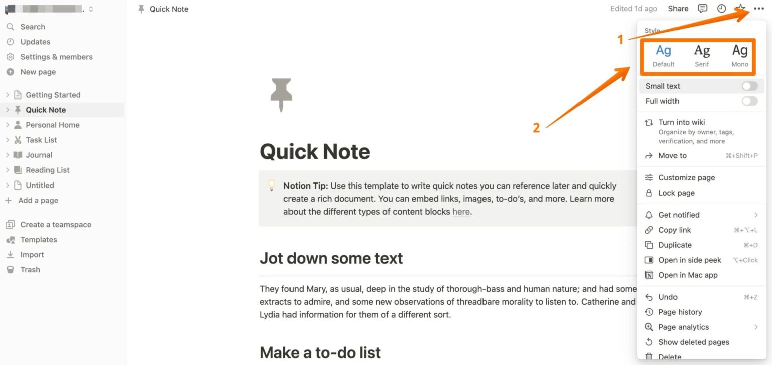 Notion: How to Change Font Style, Size, and Color - Tech Junkie