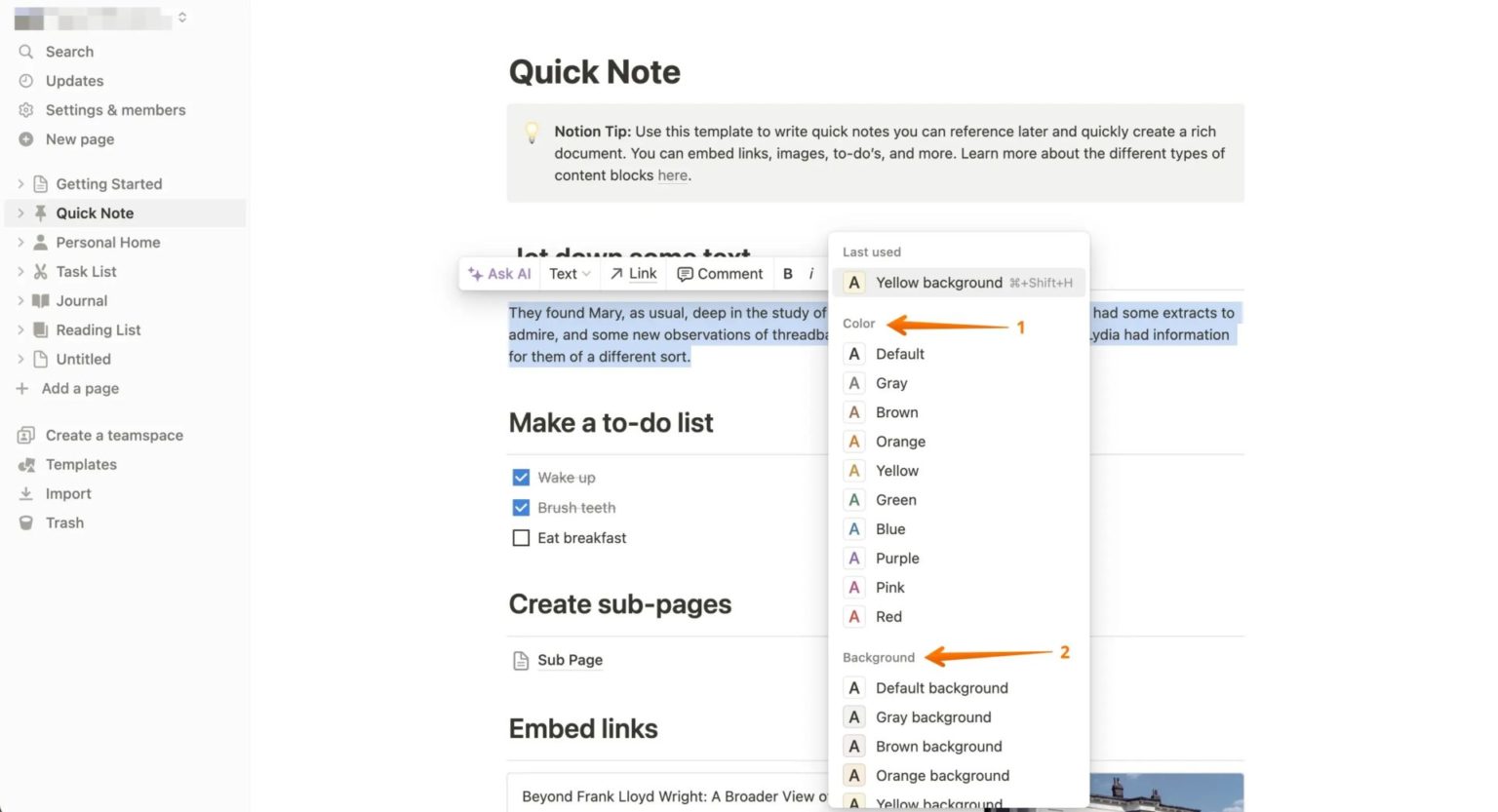 Notion: How to Change Font Style, Size, and Color - Tech Junkie