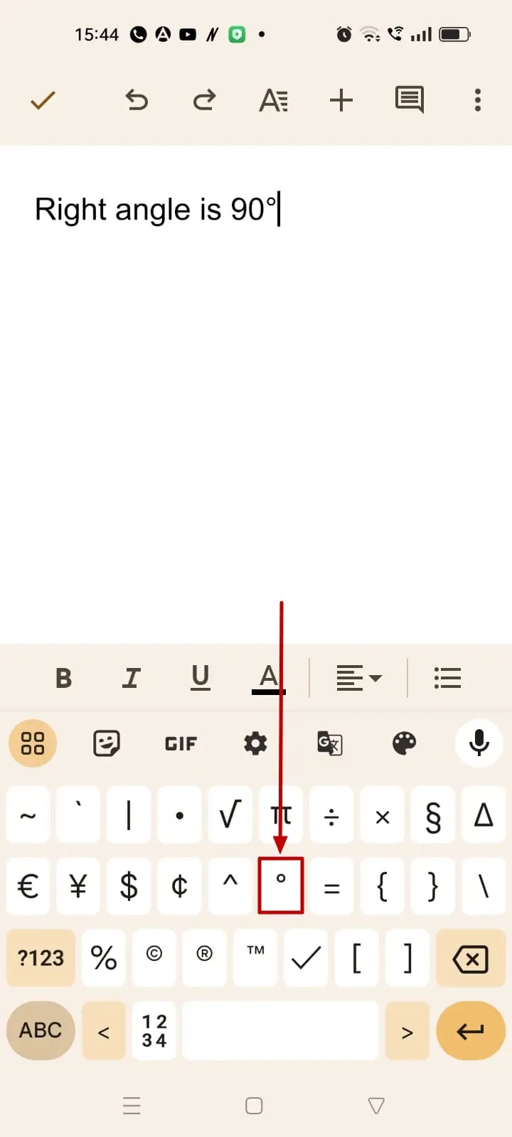 How to Add a Degree Symbol in Google Docs - Tech Junkie