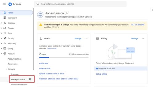 How to Change Google Workspace Domain - Tech Junkie