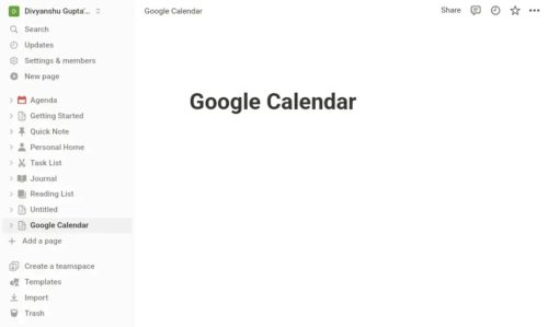 How to Embed Google Calendar in Notion - Tech Junkie