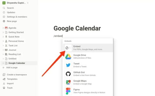 How to Embed Google Calendar in Notion - Tech Junkie