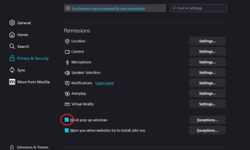 How to Enable or Disable Pop-ups on Firefox - Tech Junkie