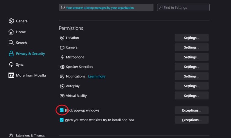 How to Enable or Disable Pop-ups on Firefox - Tech Junkie
