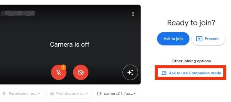 How to Use Companion Mode in Google Meet - Tech Junkie