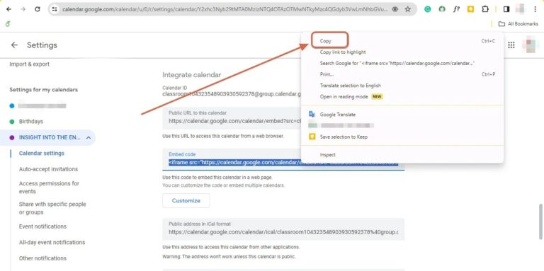 How To Embed Google Calendar in a Website - Tech Junkie