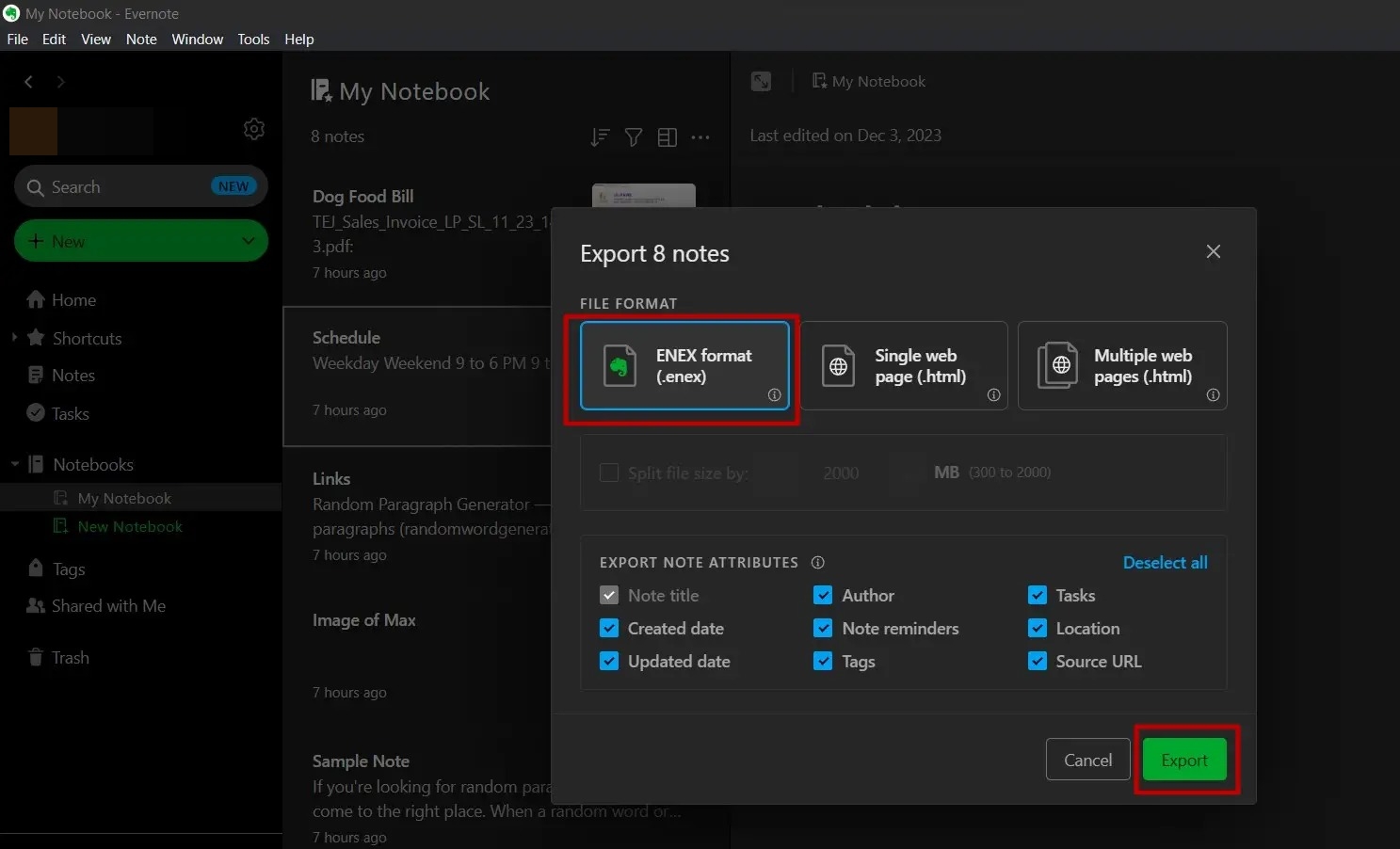 How to Export Notes from Evernote to OneNote - Tech Junkie