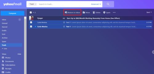 How to Recover Deleted Emails in Yahoo Mail - Tech Junkie