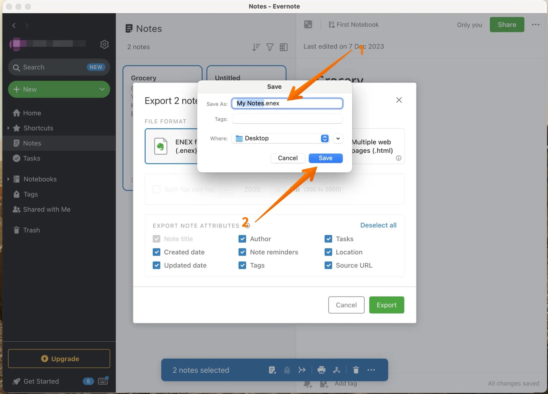 How to Export Notes From Evernote to Apple Notes - Tech Junkie